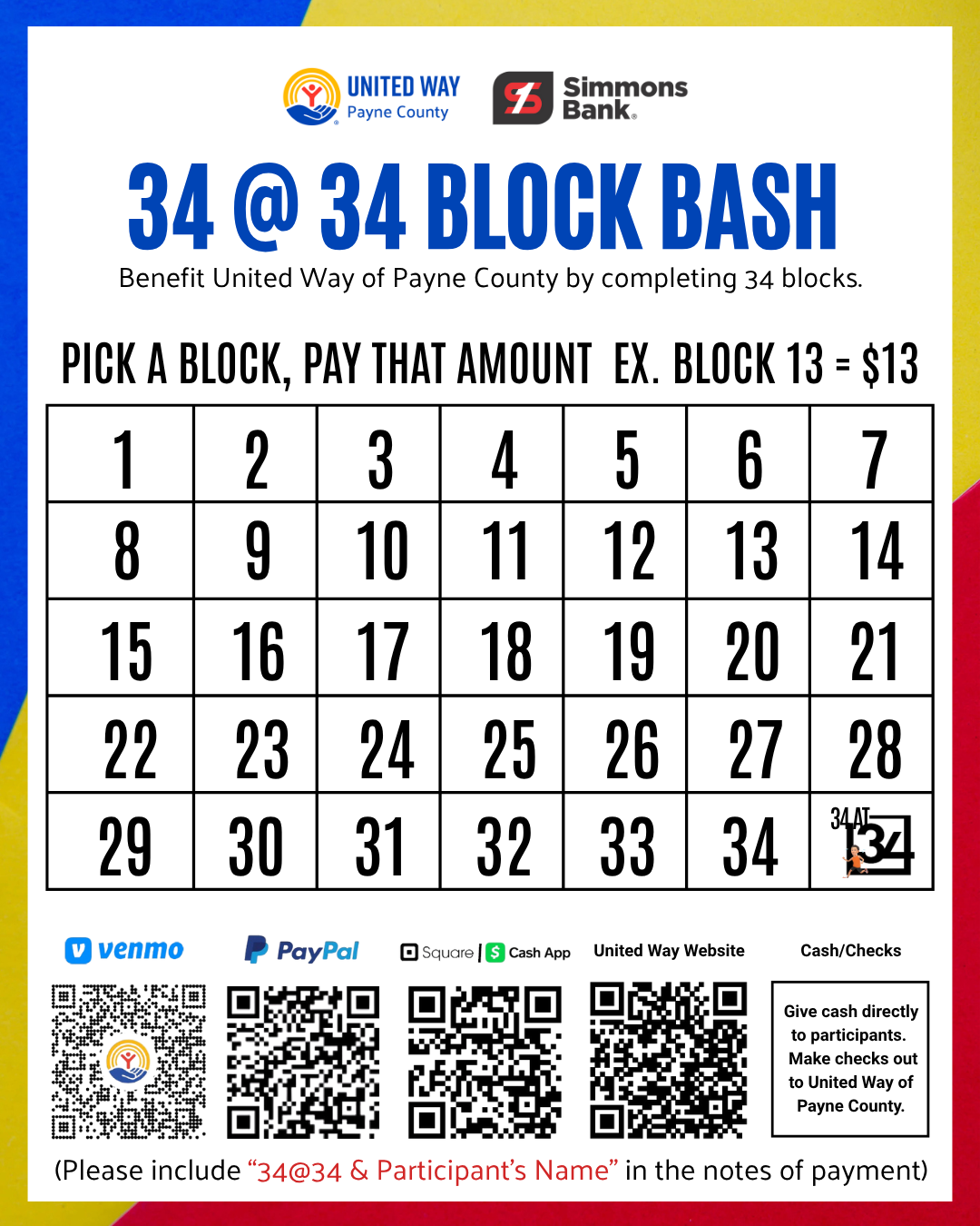 34@34 Block Bash | United Way of Payne County